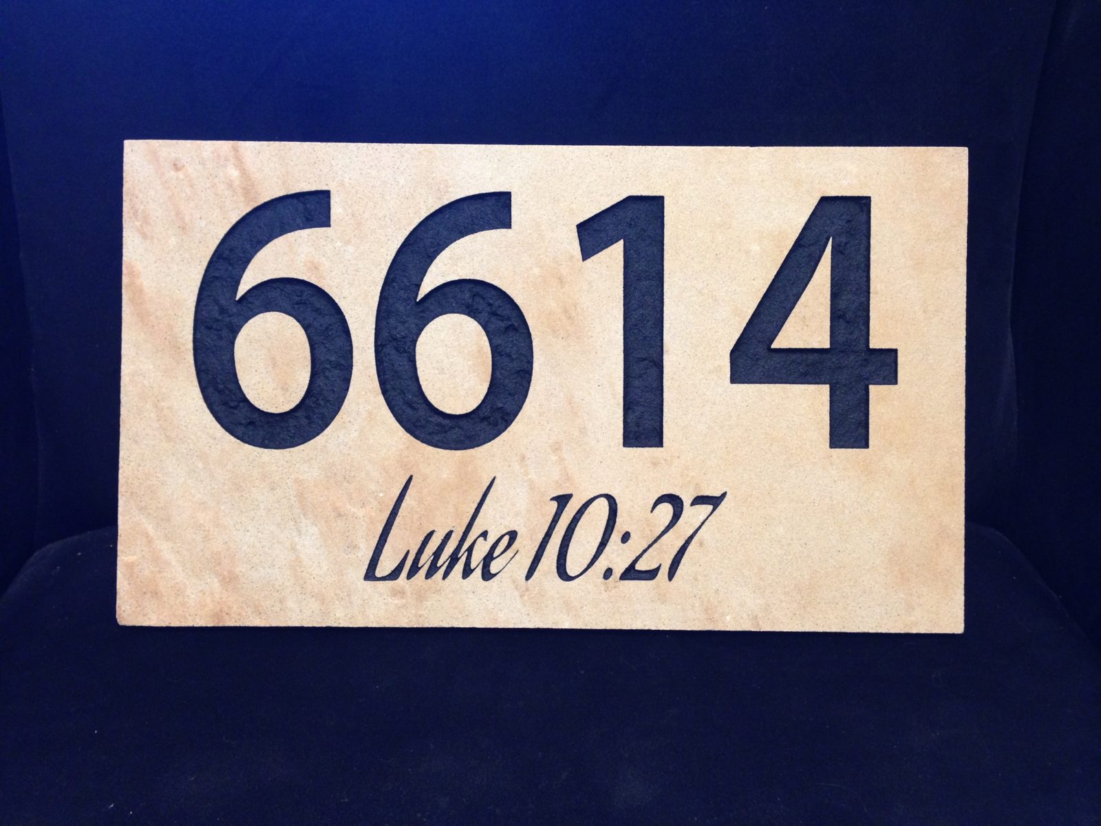 Builder and HOA Address Plaques • Striking Stone Studio