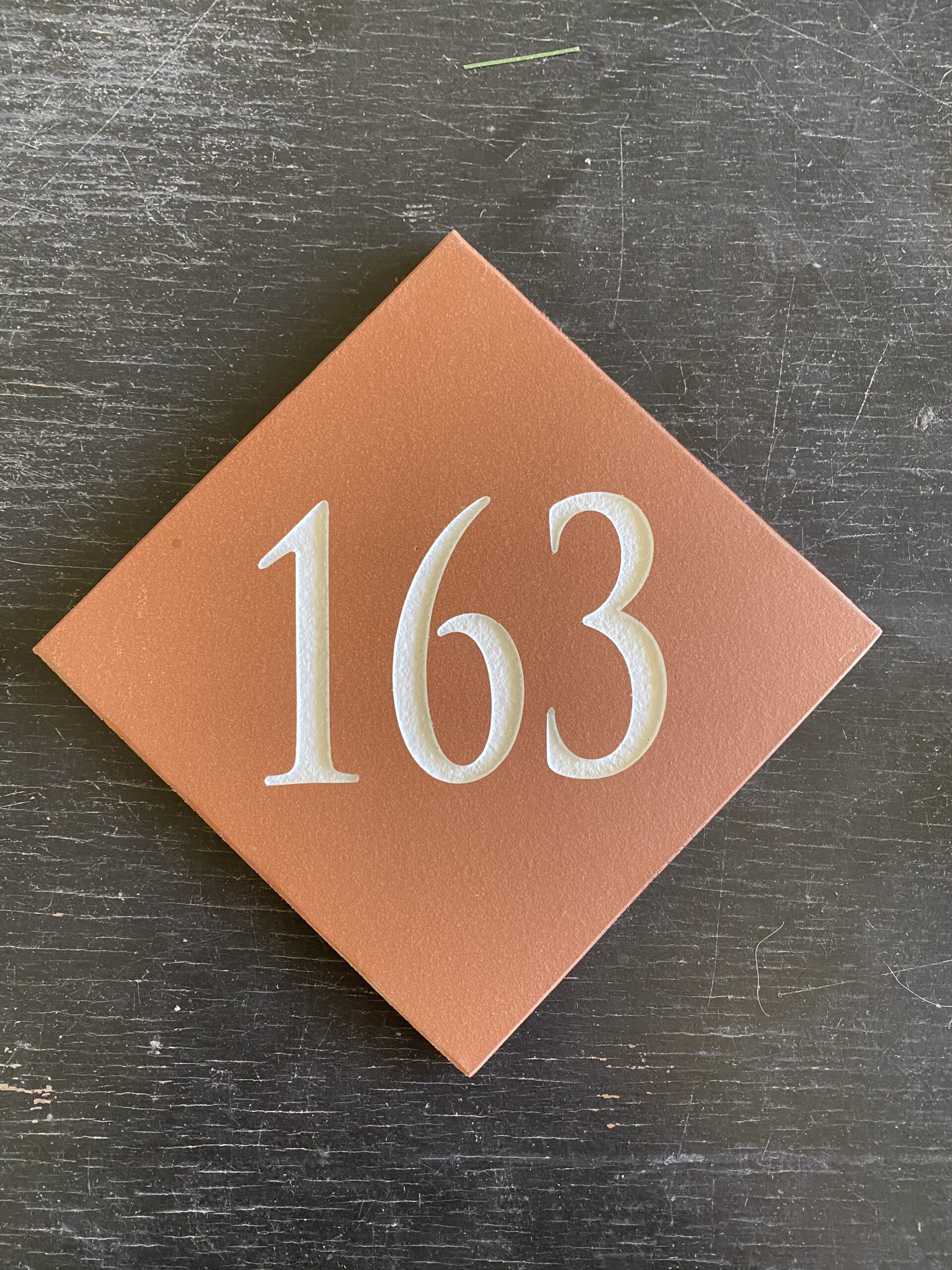 Builder and HOA Address Plaques • Striking Stone Engraving